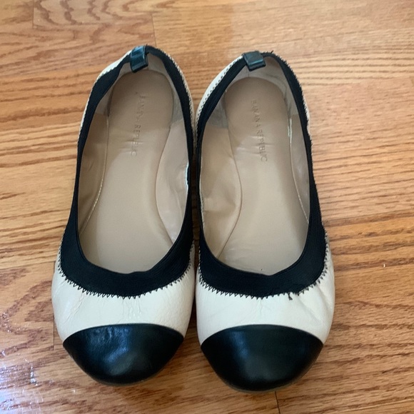 Banana Republic | Shoes | Banana Republic Pink And Black Ballet Flats ...